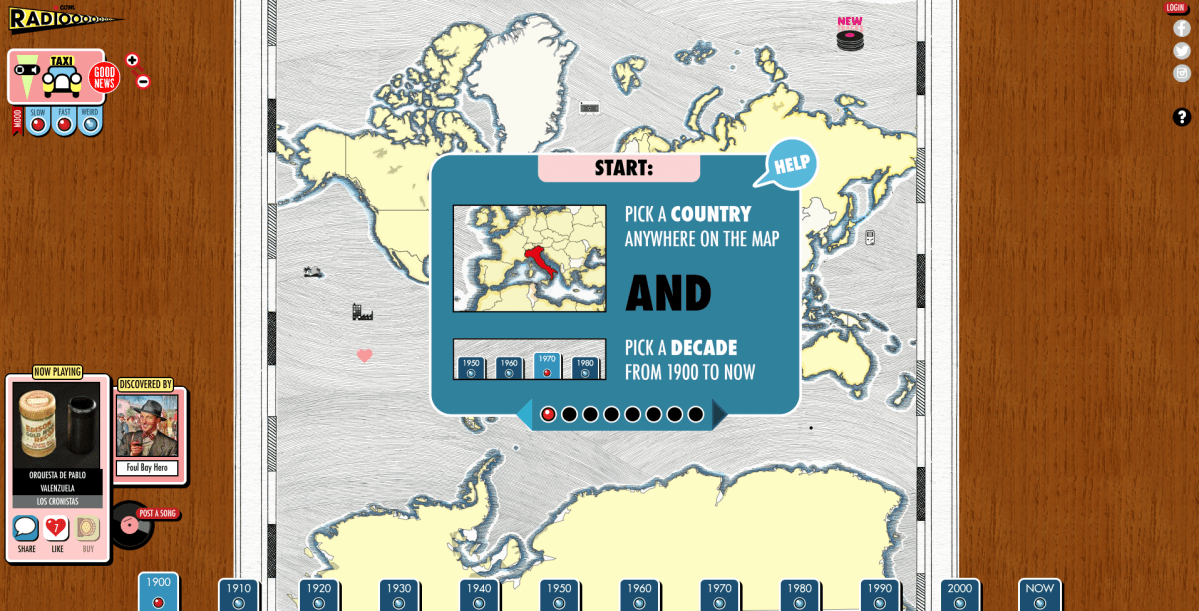 Radiooooo.com – The Musical Time Machine – Talk About Pop Music